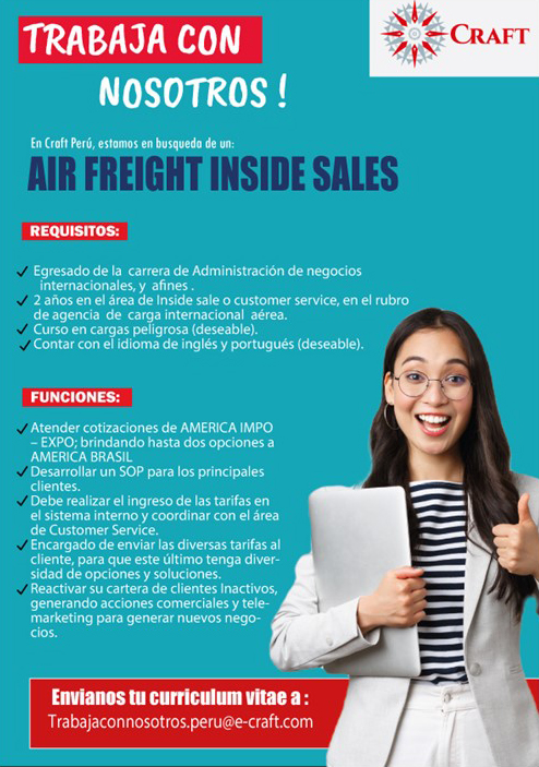 Trabaja con Nosotros - Craft Perú